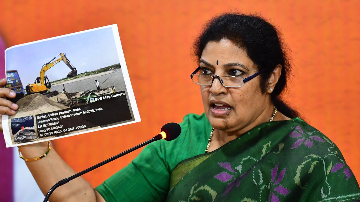 ₹2,000 crore siphoned off by YSRCP leaders through sand mining in Andhra Pradesh, alleges BJP ...